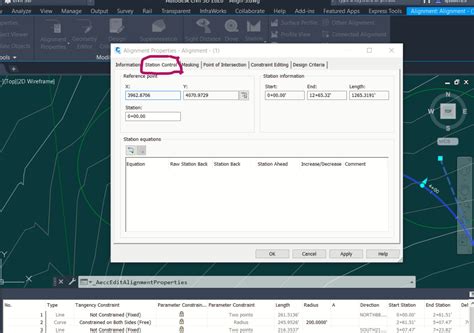 solved can we edit alignment entities table autodesk