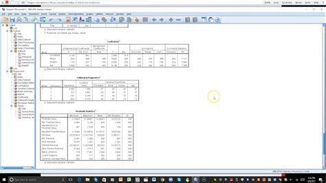 testing assumptions for multiple regression using spss youtube