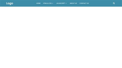 responsive drop down menu with sub menu in html and css