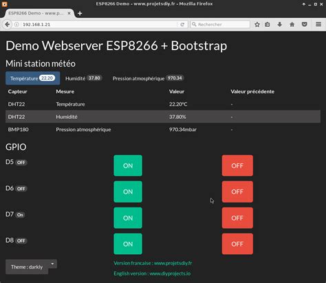 bootstrap web server esp8266 use the bootswatch themes