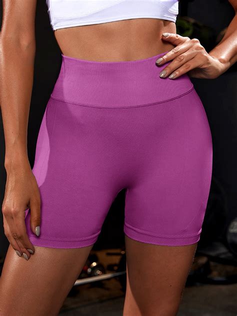 Aoyema Seamless Yoga Shorts Summer Running Versatile Tight Sports