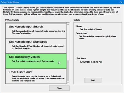 managing python scripts