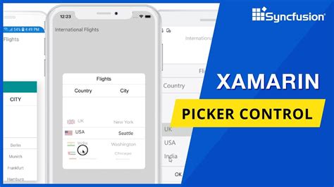 xamarin picker control youtube