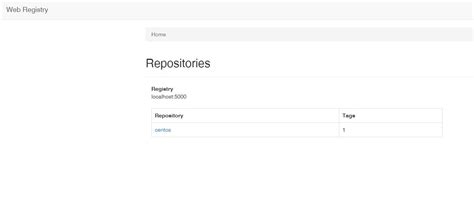 install docker registry and web ui