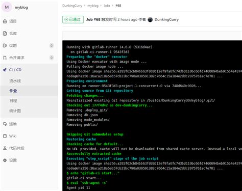 docker 部署 gitlab gitlab runner 实现 ci dunkingcurry s blog