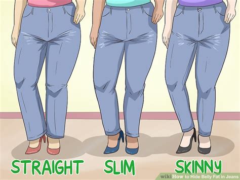 Easy Ways To Hide Belly Fat In Jeans 13 Steps With Pictures