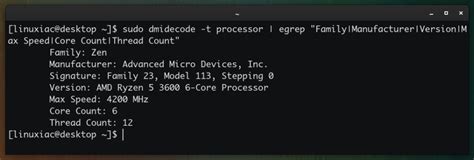 dmidecode get system hardware information on linux