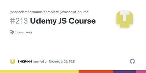 udemy js course · issue 213 · jonasschmedtmann complete javascript