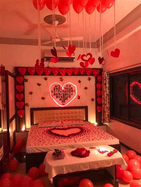 Valentines Day Romantic Room Decoration Romantic Room Romantic