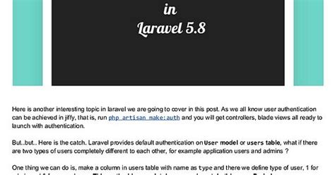 multi guard authentication in laravel 5 8 album on imgur