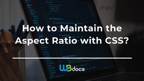 how to maintain the aspect ratio with css