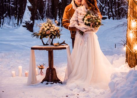 Winter Wedding Reception