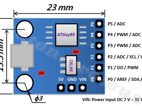 use an attiny85 with arduino ide arduino project hub