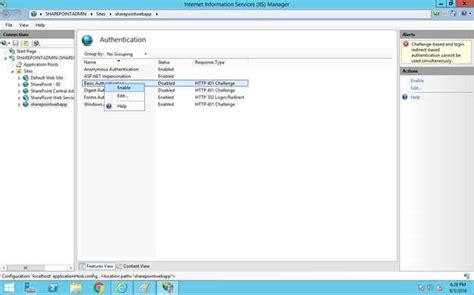 create web application in sharepoint server 2016