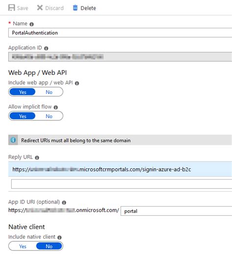 configuring d365 portal authentication using azure ad b2c power maverick
