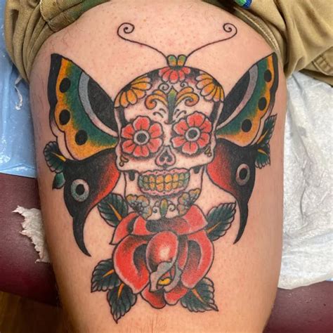 57 Butterfly Skull Tattoo Designs To Fuse Beauty And Mortality
