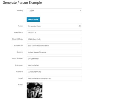 faker js generate massive amounts of fake data