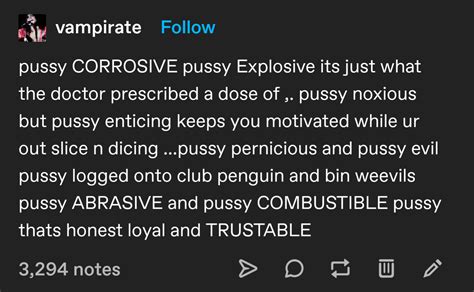 {sm} On The Subject Of Pussy R Curatedtumblr
