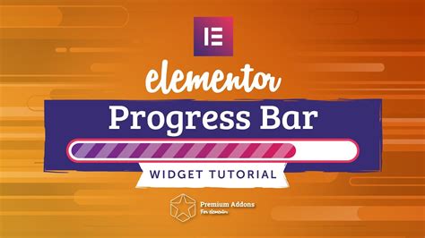 elementor progress bar widget tutorial for elementor page builder youtube