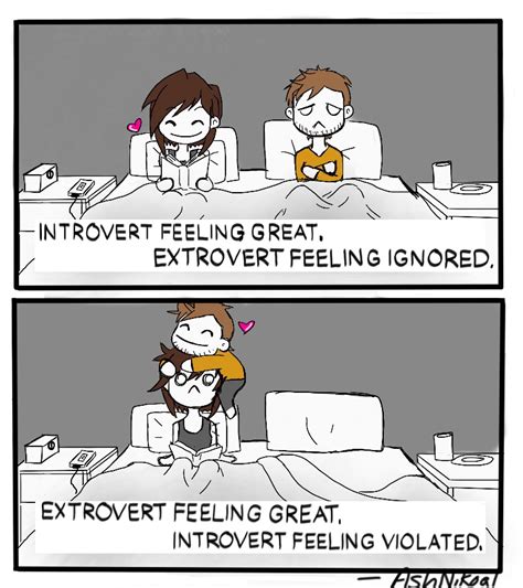 Feeling Great Introvert Extrovert Couples By Ashnikoal On Deviantart