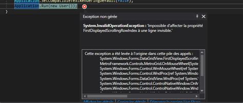 exception datagridview scrollbar in visibles rows stack overflow my