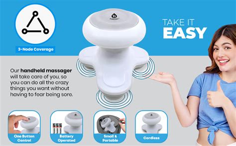 Pursonic Handheld Sport Massager Mini Portable For Hand