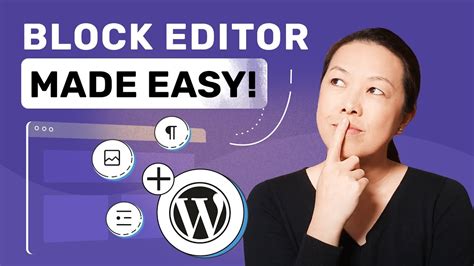 how to use the wordpress block editor youtube