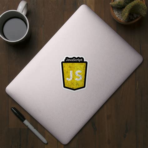 vintage javascript logo javascript sticker teepublic