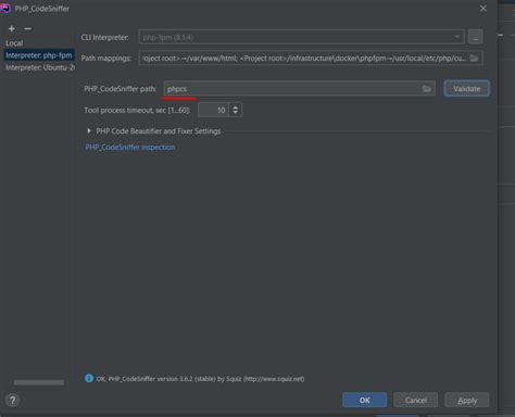 phpstorm cannot find vendor autoload php on docker wsl when running