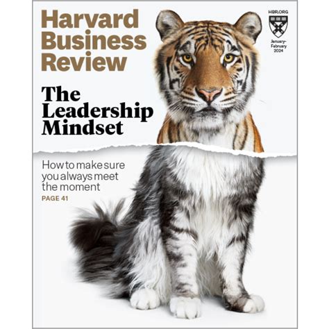 Harvard Business Review January February 2024