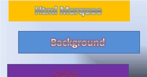 guideinfoyou html marquee background color