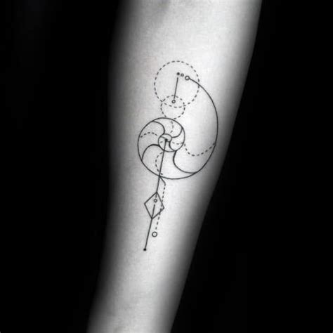 60 Fibonacci Tattoo Designs For Men [2024 Inspiration Guide]