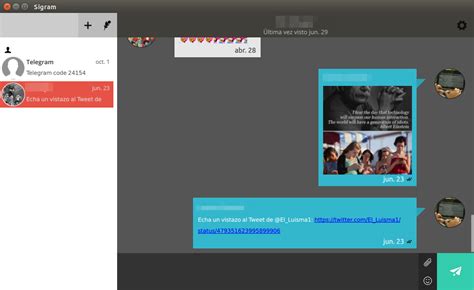 sigram otro cliente de telegram en linux atareao con linux
