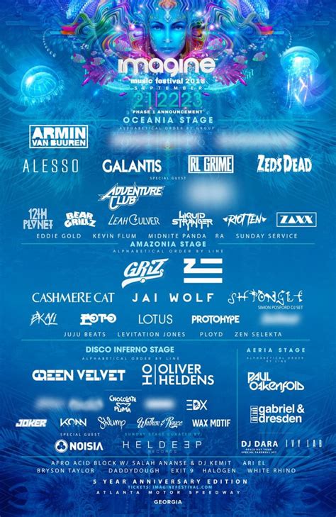 Atlantas Imagine Music Festival Drops Thrilling Phase 1 Lineup Reveal