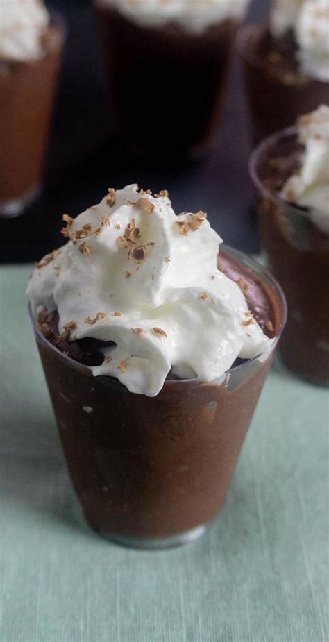 Party Food Baileys Pudding Shots Pudding Shots Chocolate Pudding