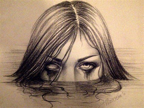 Scary Faces Sketch At Explore Collection Of Scary