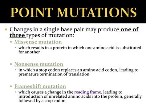 Ppt Mutations Powerpoint Presentation Free Download Id 2348936