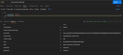 reactjs web development restful api server doesn t set cookie in the