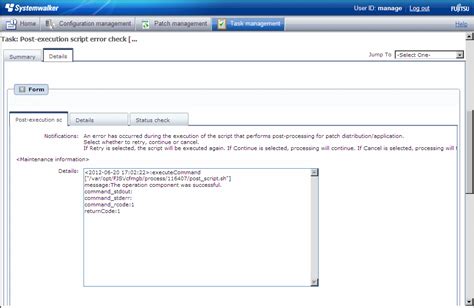 4 2 8 post execution script error check