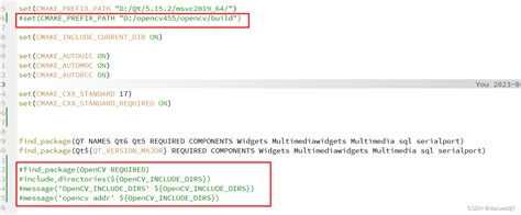 qt cmakelist 编译出错 could not find a package configuration file csdn博客