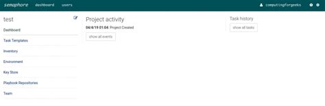 how to setup semaphore ansible web ui on ubuntu debian