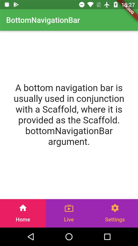 tabbar in flutter custom tabbar bottomnavigationbar different styles