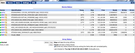 [solved] thousands r w errors crazy parity general support v5 and