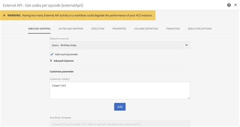 external api adobe campaign