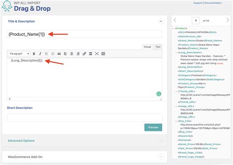 how to import variable products into woocommerce wp all import