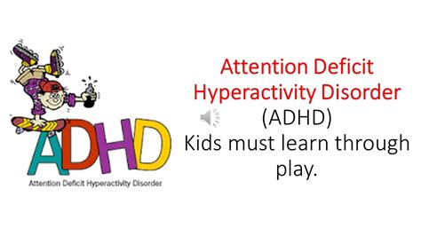 Attention Deficit Hyperactivity Disorder Adhd Youtube
