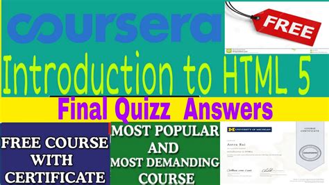 introduction to html5 final quizz answers html5 final quiz