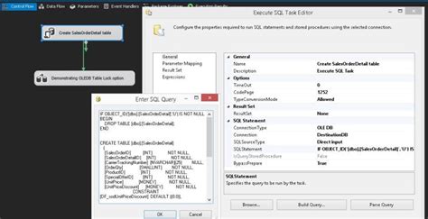 0391 sql server ssis ole db destination table fast load