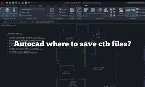 autocad where to save ctb files