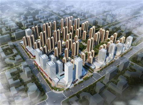 现代城市规划3dmax 模型下载 光辉城市